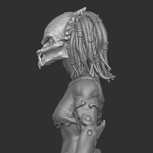 Female Predator Head Closed Mouth - Etsy