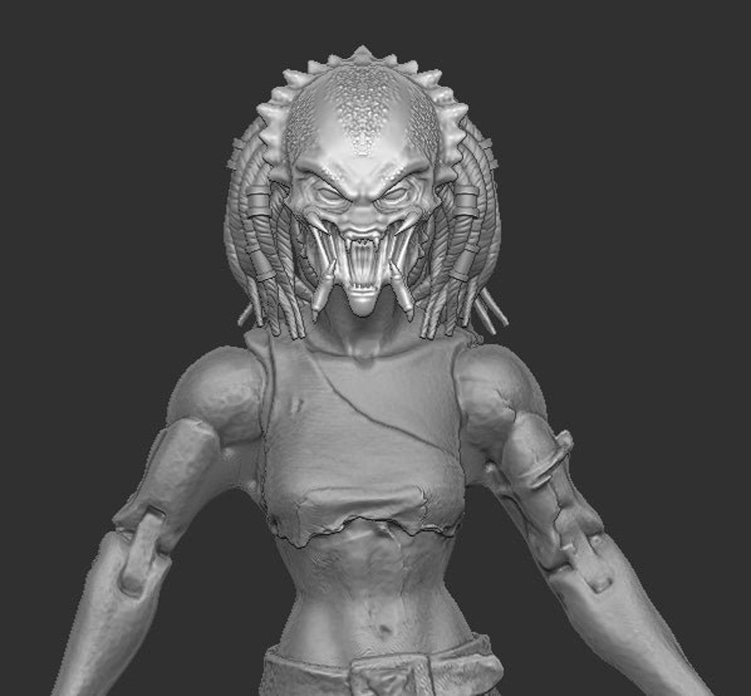 Female Predator Open Mouth - Etsy