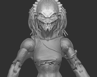 Female Predator Open Mouth - Etsy