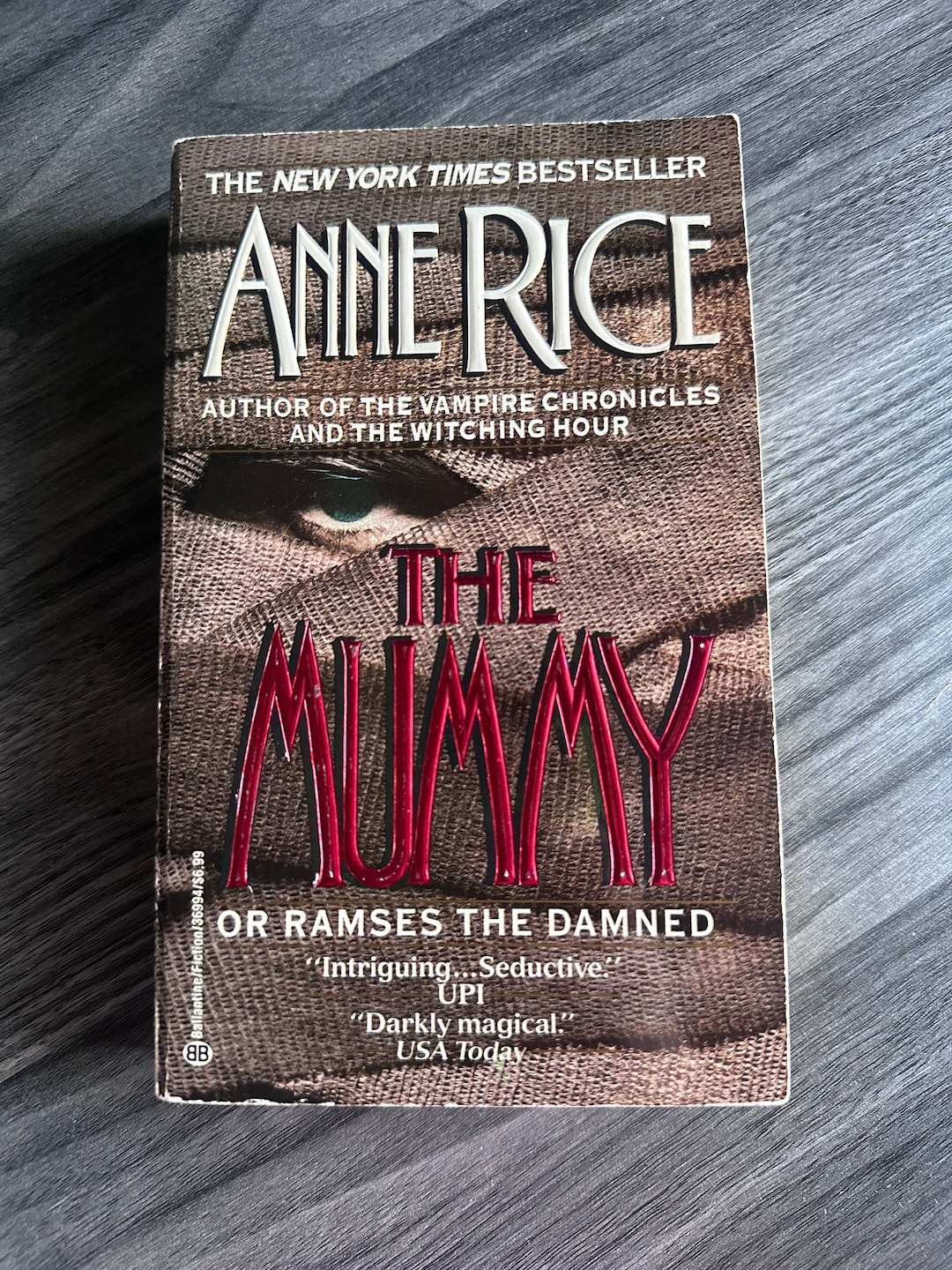 The Mummy or Ramses the Damned by Anne Rice Paperback Horror Book ...