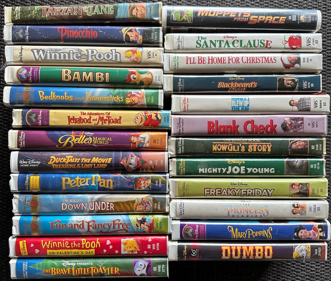 Disney Movies VHS Listing #6 of 6 - New Titles! Original Clamshell ...