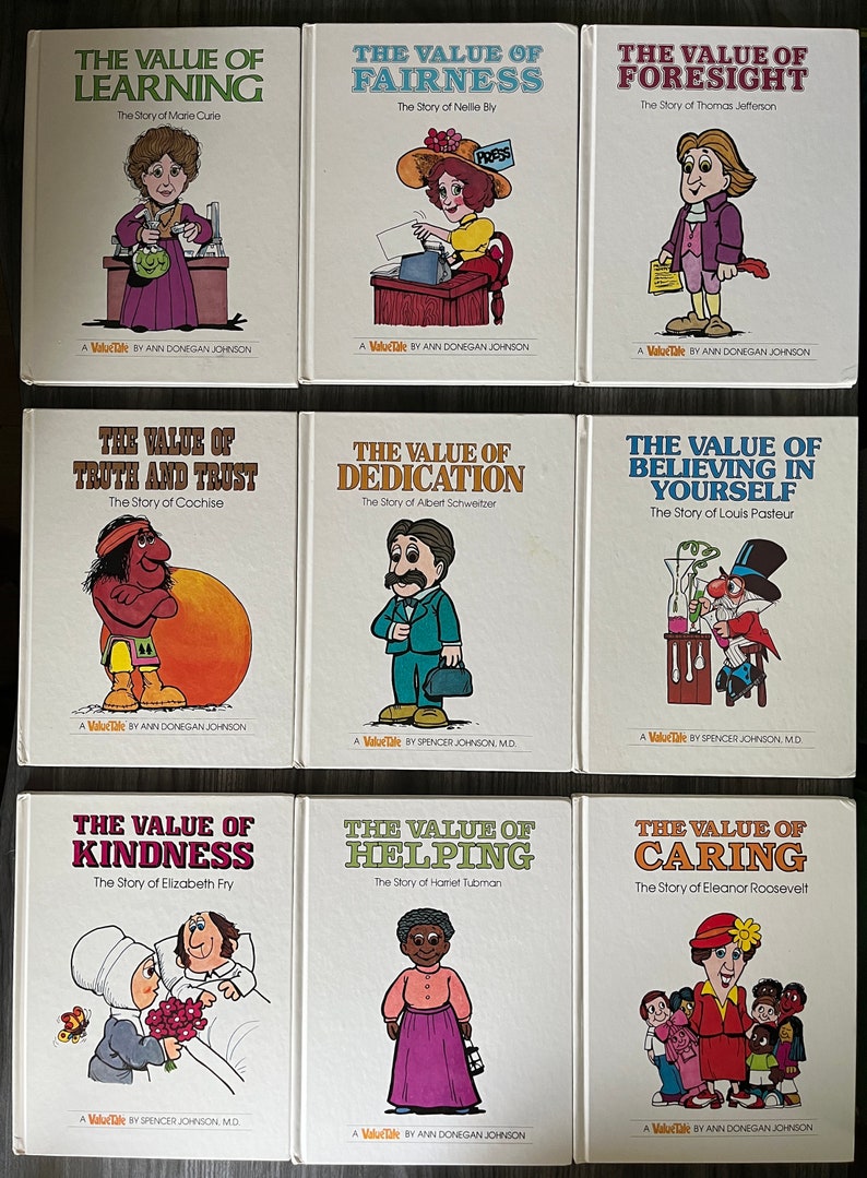 Value Tale Books by Ann Donegan Johnson 1970's Hardcover - Etsy