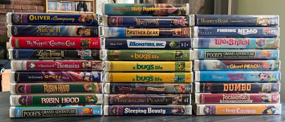 Old Disney Movie Vhs Cases Cinderella Walt Disney VHS Black Diamond