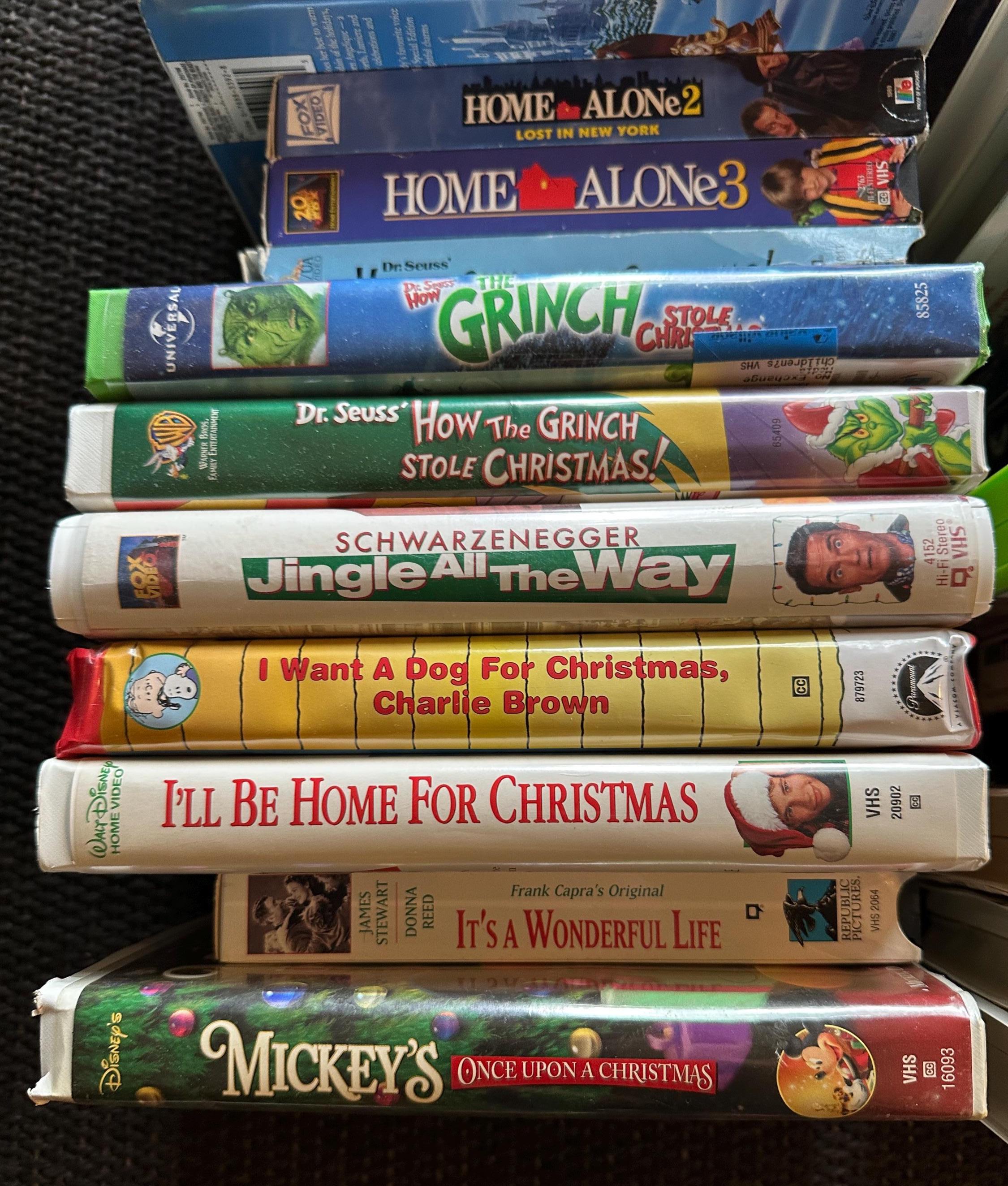 Christmas Movies, VHS Tapes, Choose Your Favourites (restocks Often) - Etsy