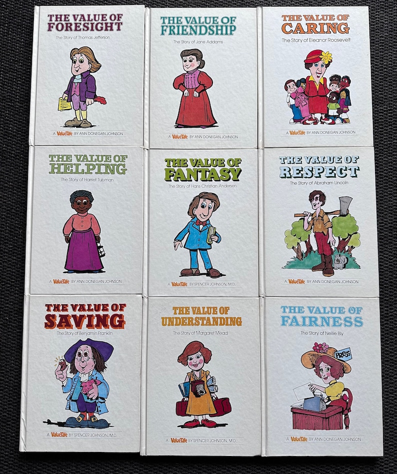 Value Tale Books by Ann Donegan Johnson 1970's Hardcover, Choose From ...
