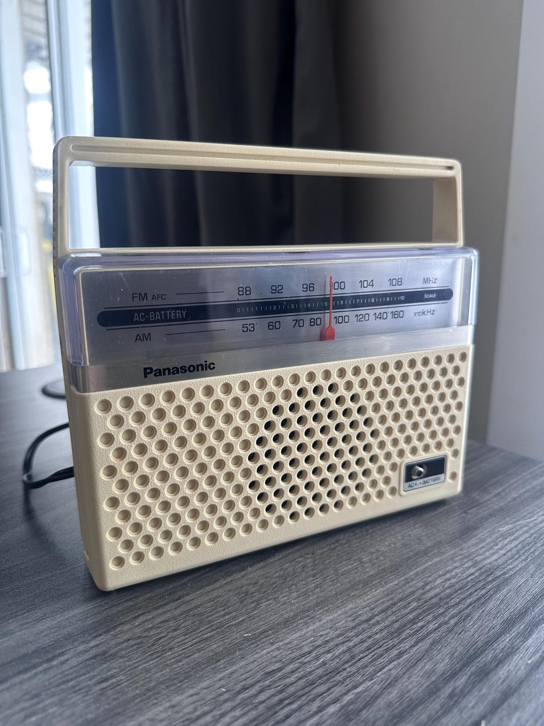 MCM Working Radio Mid-century Vintage 1960's Panasonic Radio, Model RF ...