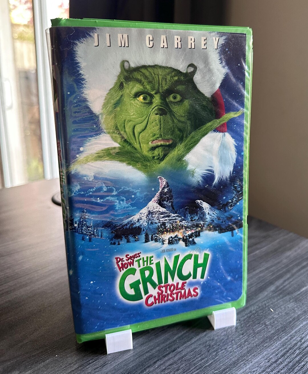 Jim Carrey How the Grinch Stole Christmas Vintage VHS Movie in Green ...