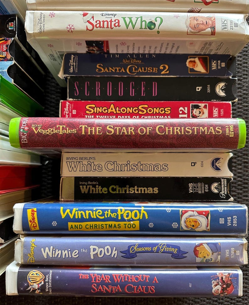 Christmas Movies, VHS Tapes, Choose Your Favourites (restocks Often) - Etsy
