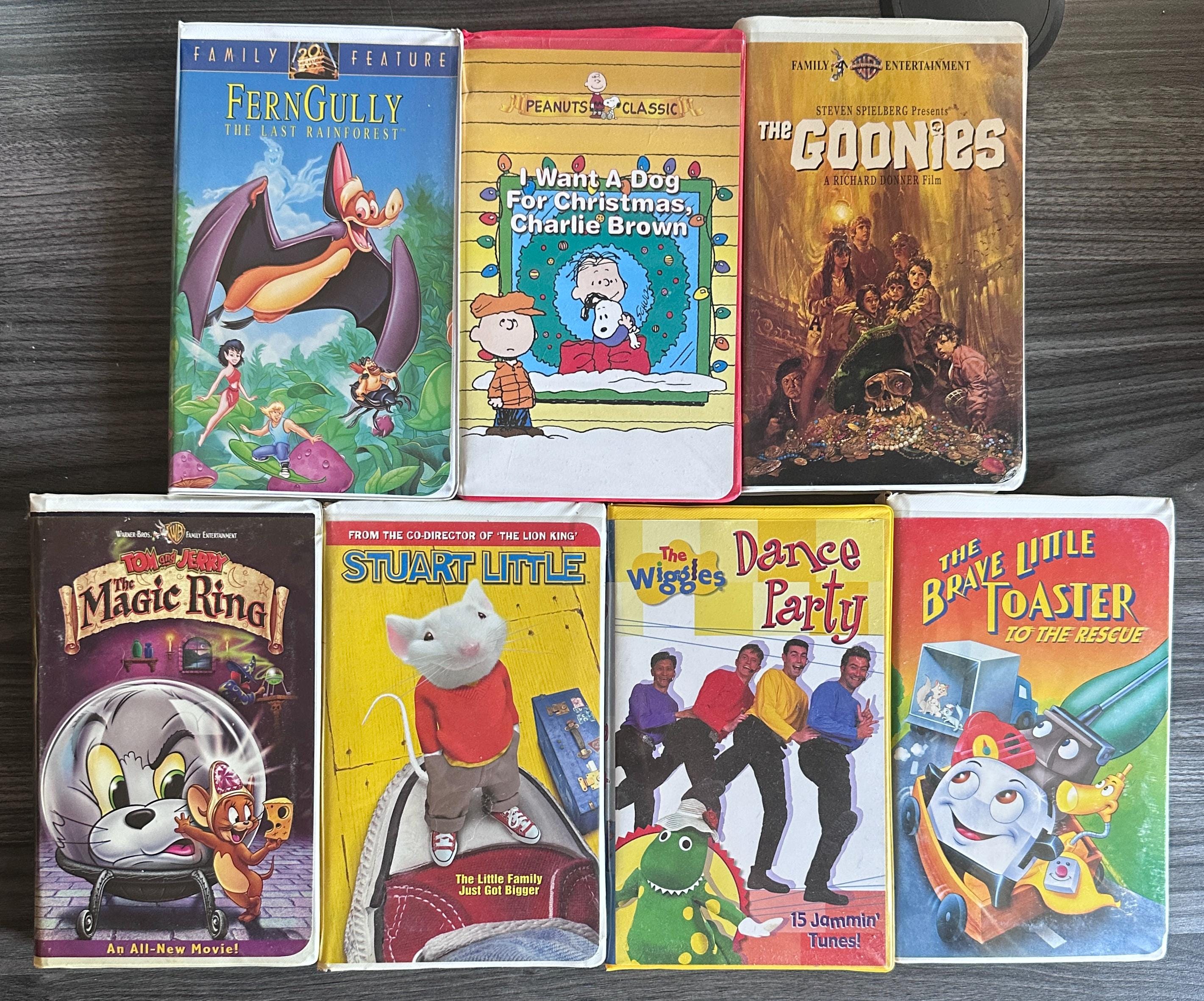 Family Movies in VHS Clamshell Cases With Original Artwork - Select ...