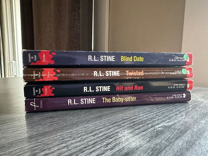 R.L. Stine Teen Horror Paperbacks, Vintage - Etsy