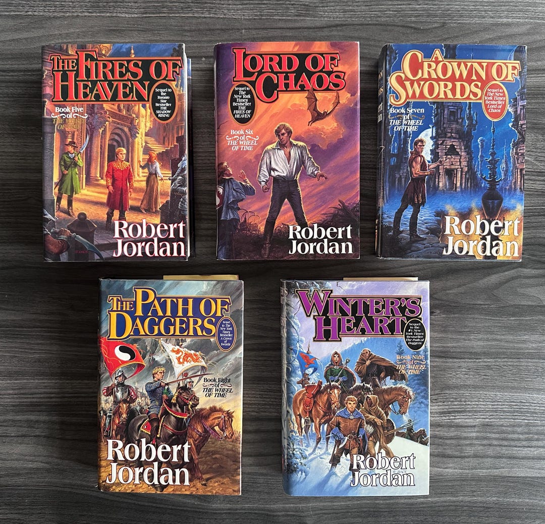 Wheel of Time Hardcover Books, Robert Jordan 1st Editions With ...