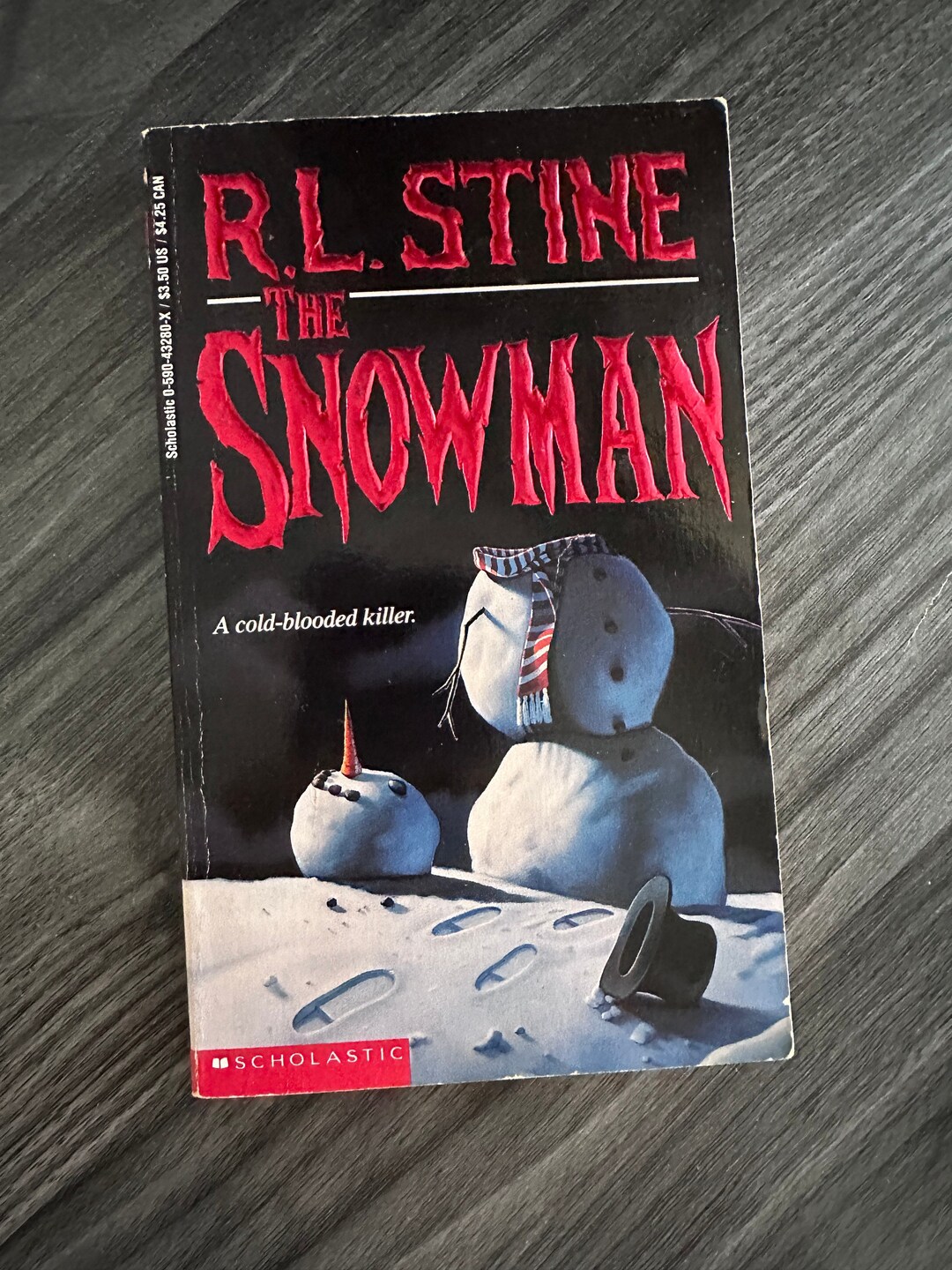 The Snowman R.L. Stine Book Vintage 1991 - Etsy
