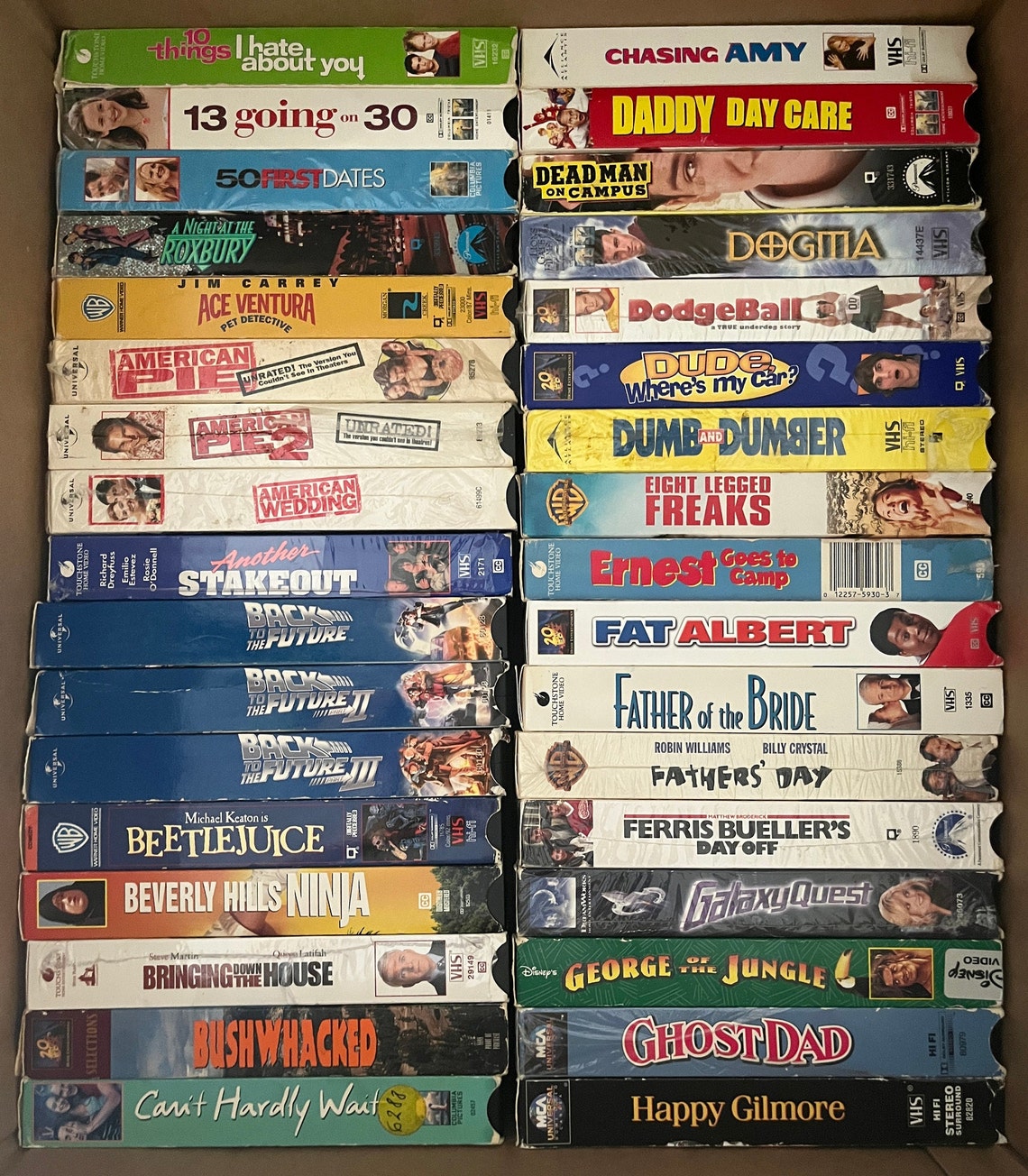 VHS Movies Comedy A-M M to Z in Separate Ad Choose From List - Etsy Canada