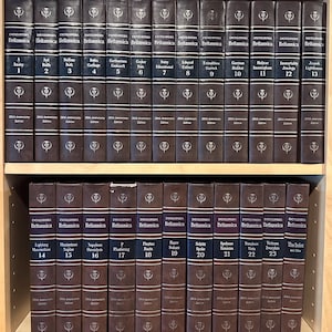 Encyclopaedia Britannica: 1970 Complete Brown Leather Set - Etsy