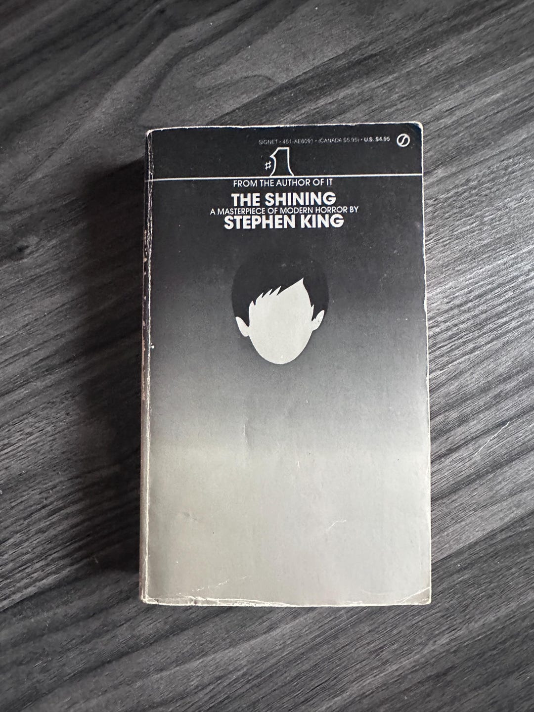 The Shining by Stephen King, Grey Paperback 1978 Signet Edition - Etsy