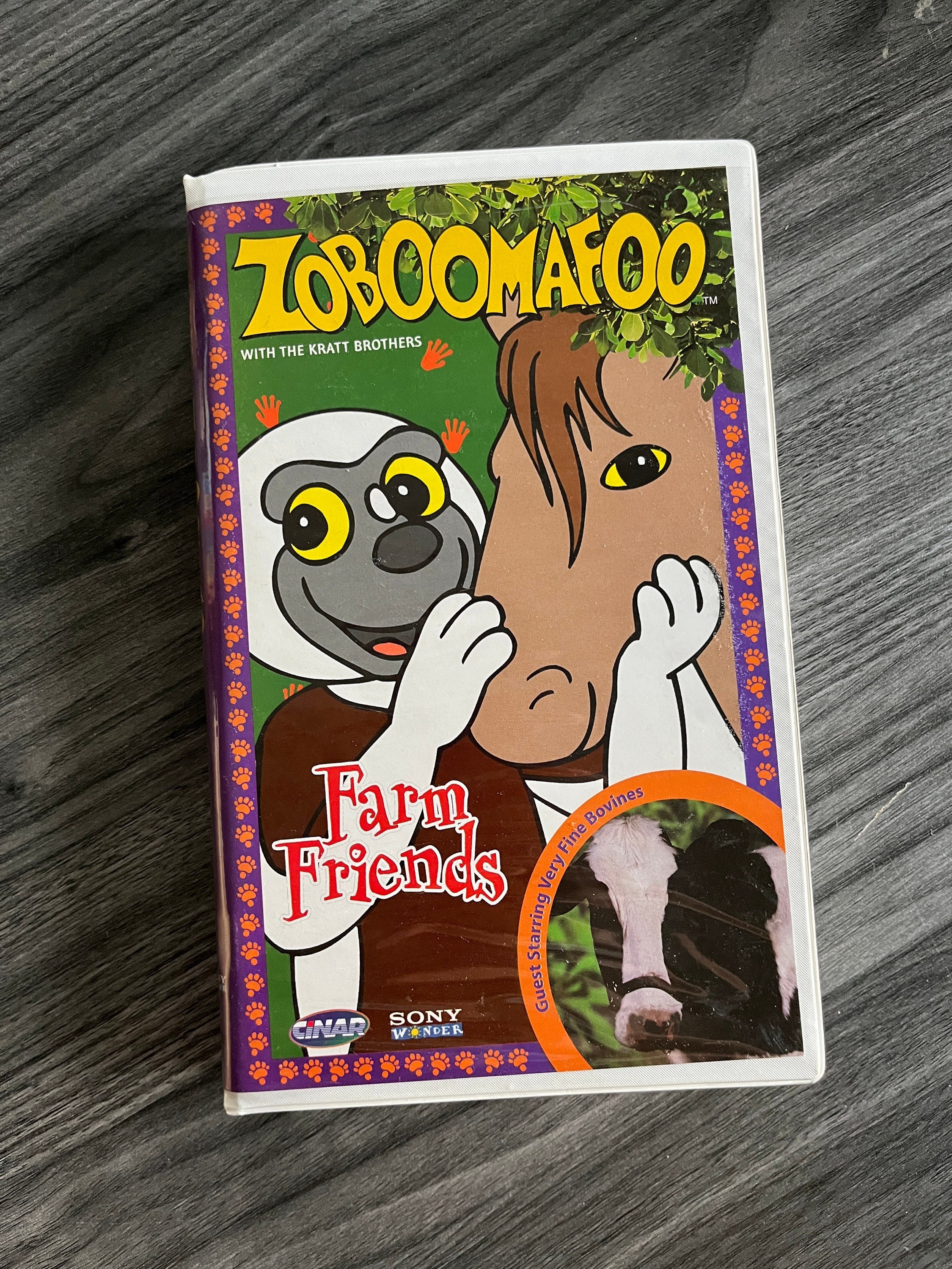 Zoboomafoo VHS Tape Farm Friends in Clamshell Case - Etsy Canada