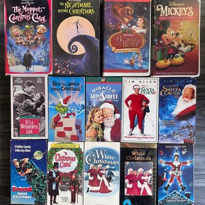Christmas Movies, VHS Tapes, Choose Your Favourites (restocks Often) - Etsy