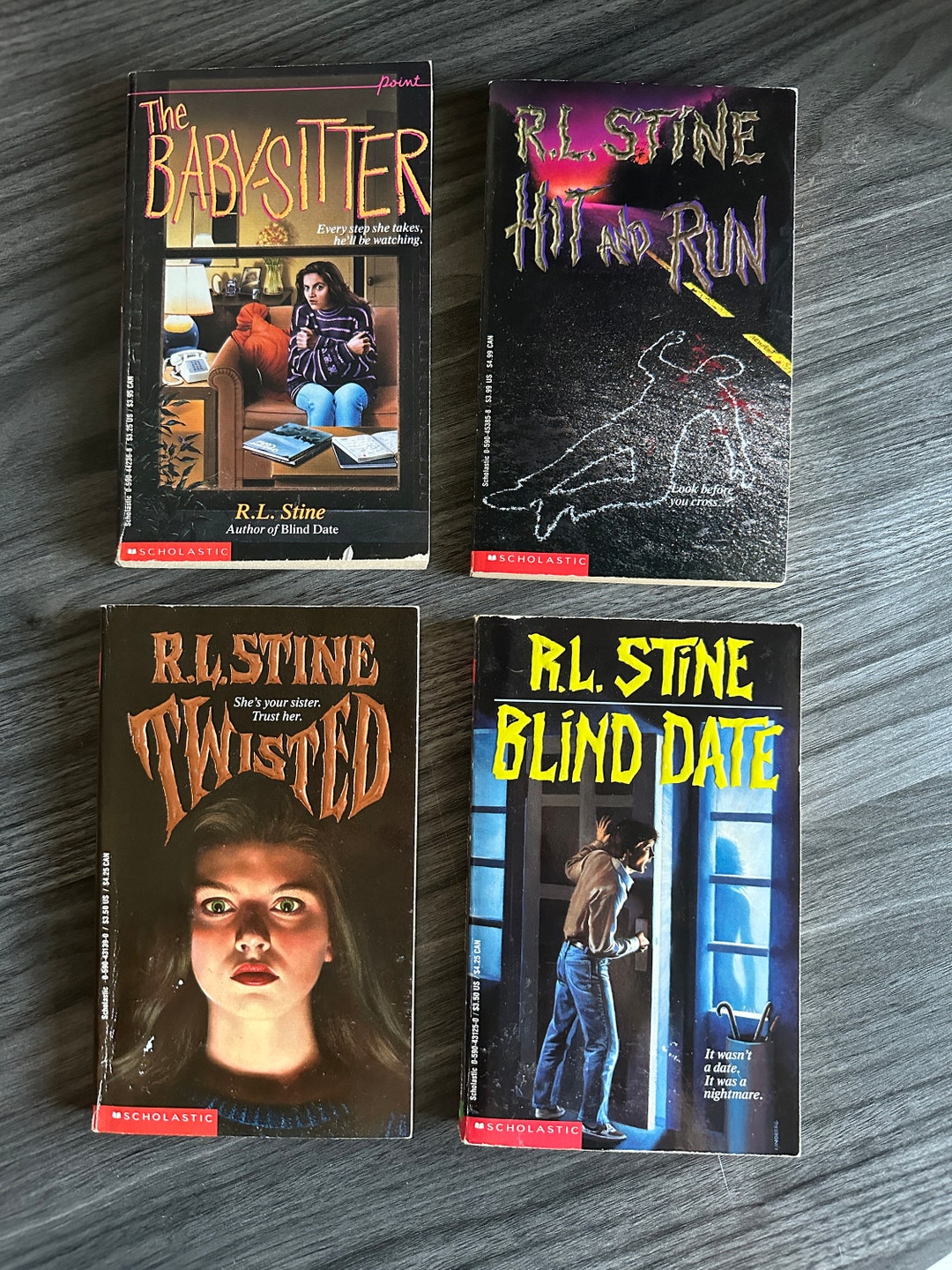 R.L. Stine Teen Horror Paperbacks, Vintage - Etsy
