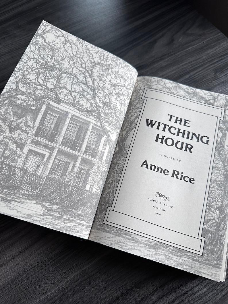 The Witching Hour Hardcover, by Anne Rice TRUE First Edition Book, 1990 ...