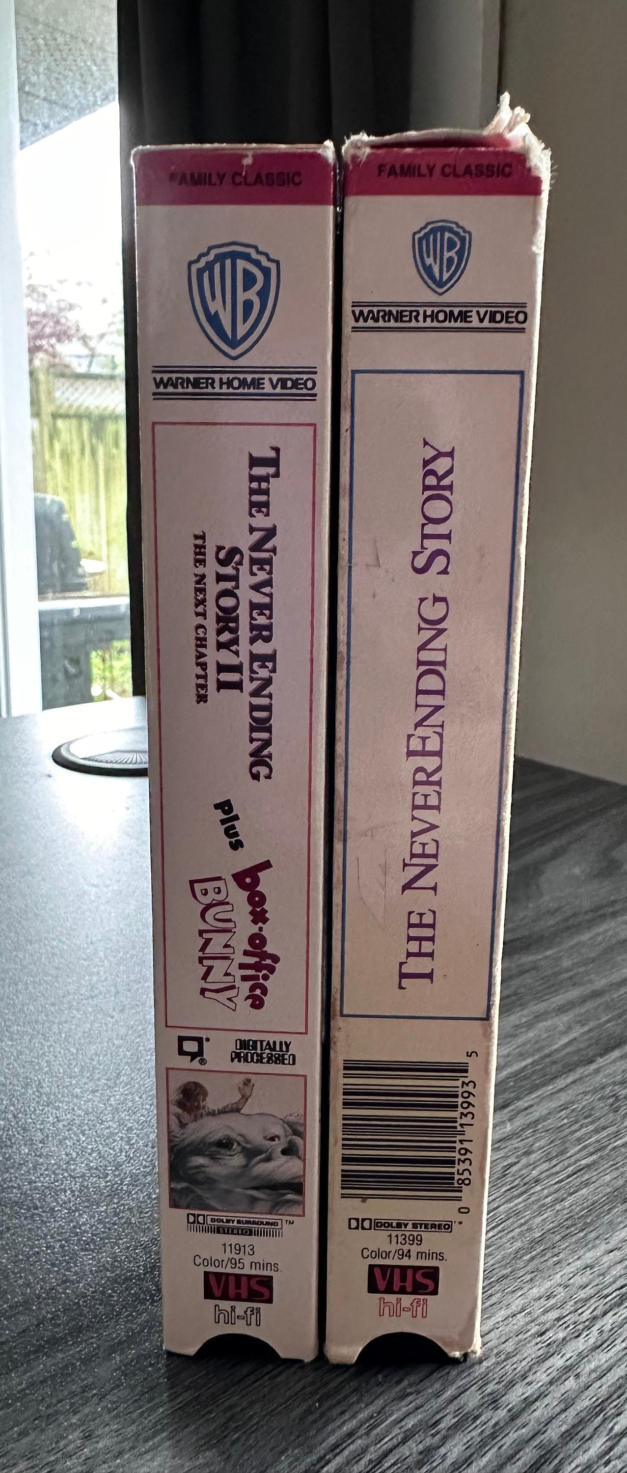 The Neverending Story 1 2 VHS Video Movies 1984 1990 Classic Film Set ...