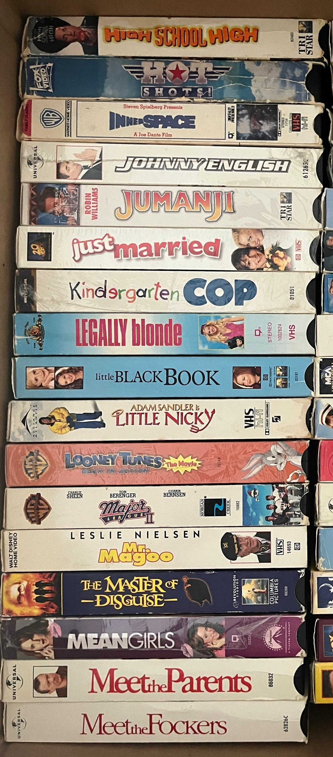VHS Movies Comedy A-M M to Z in Separate Ad Choose From List - Etsy Canada