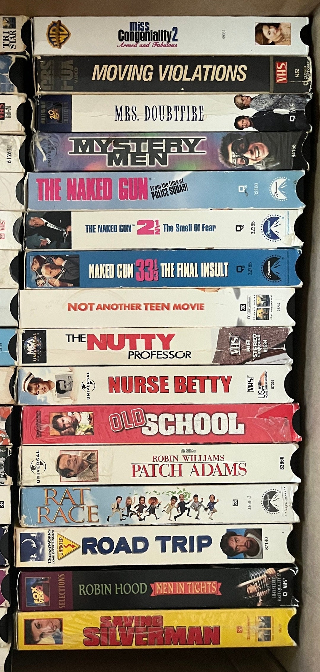 VHS Movies Comedy M-Z A to M Z in Separate Ad Choose From List - Etsy