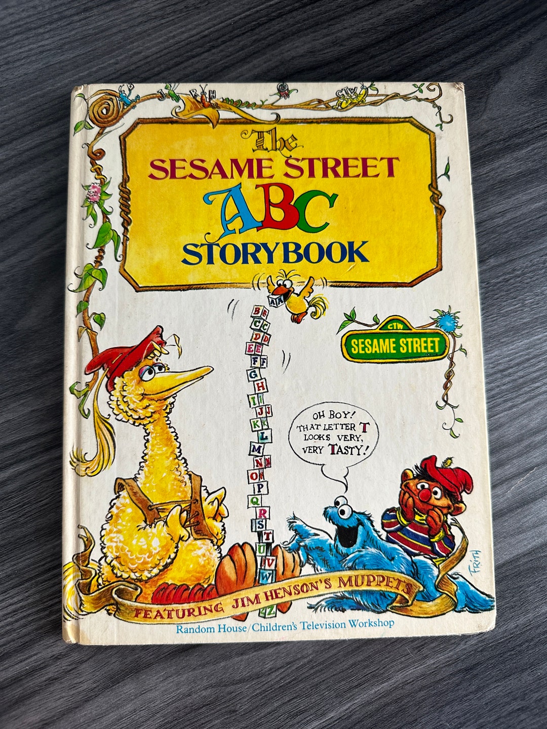 Sesame Street ABC Storybook, Vintage 1974, Hardcover - Etsy