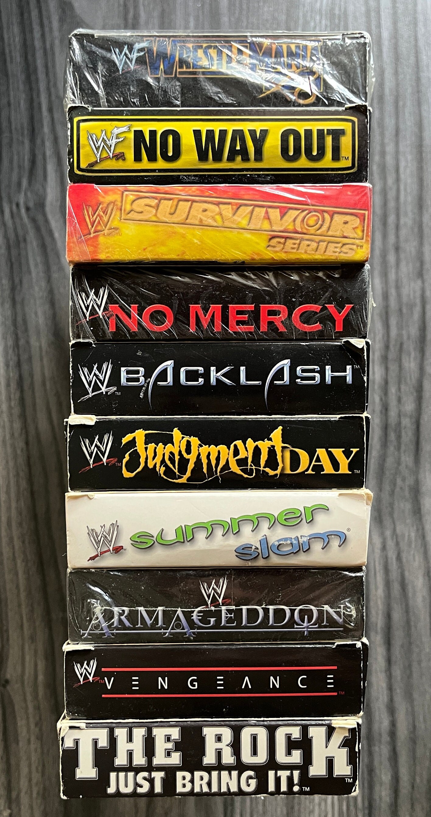 WWF WWE Wrestling VHS Tapes Vintage Choose Your Favourites - Etsy India