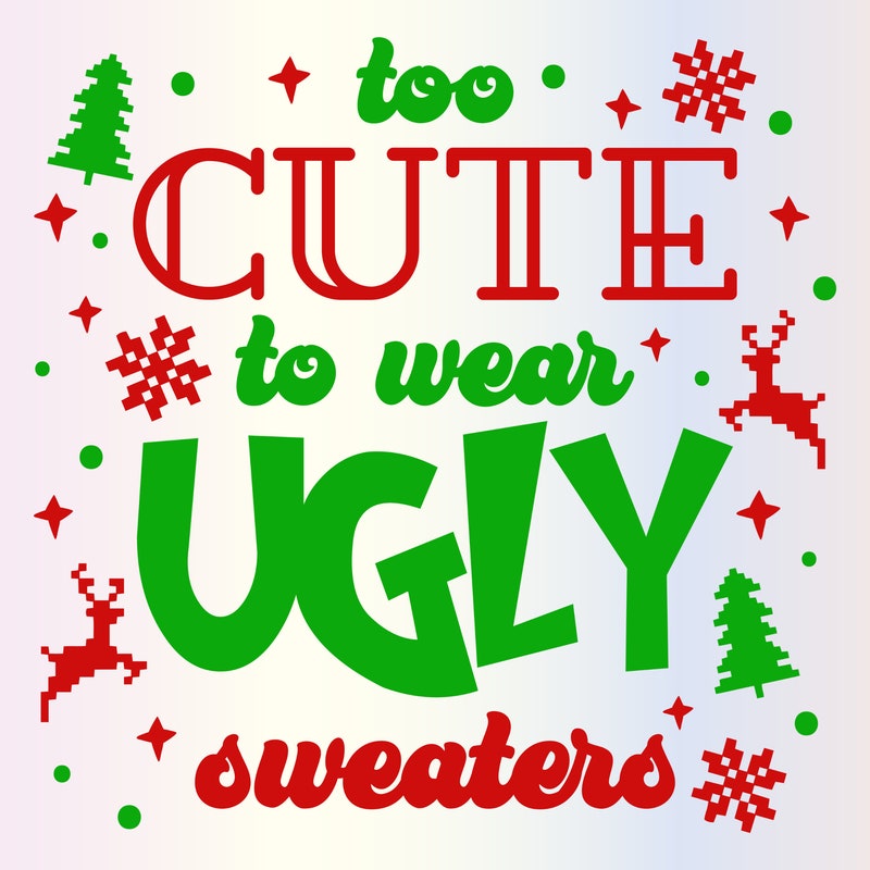 Ugly Anime Sweater - Etsy