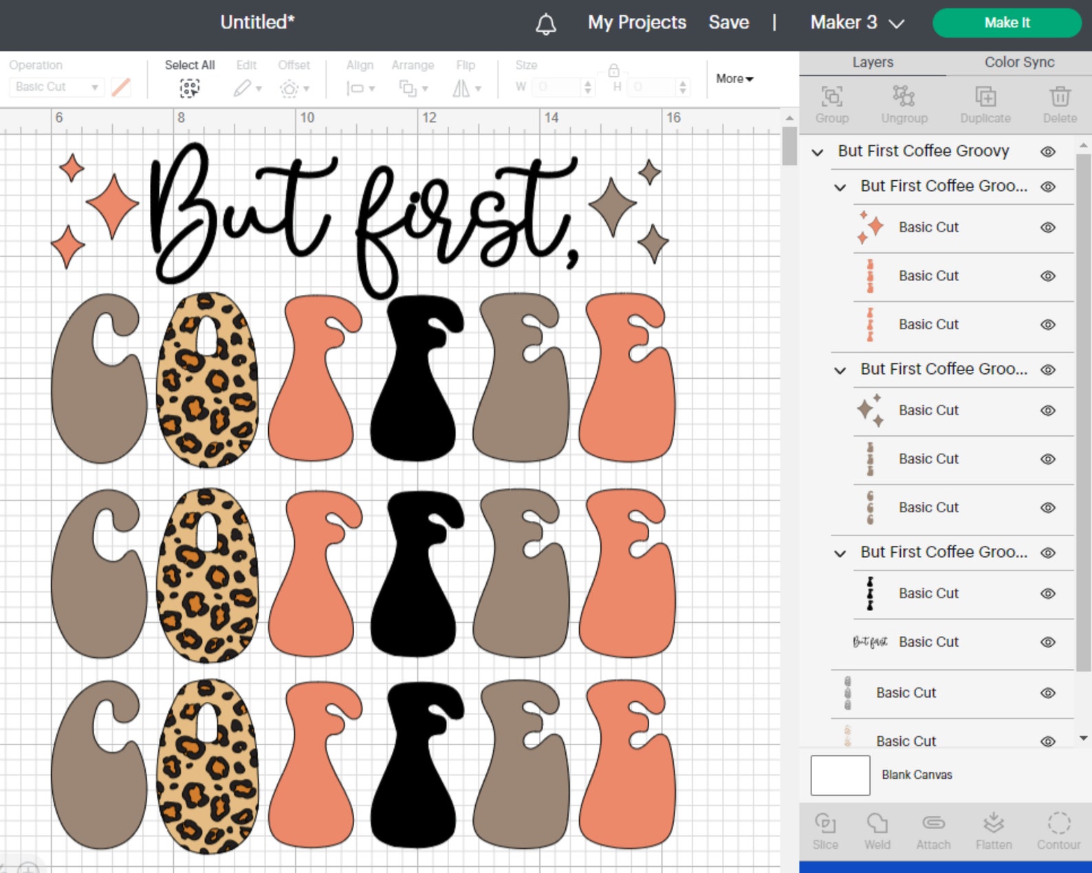 But First Coffee SVG Files for Cricut Boho Groovy Coffee - Etsy