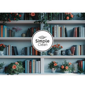 Simple Clean Zoom Background Bundle, 20 Virtual HD Desktop Wallpaper ...