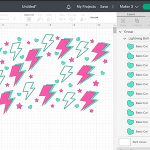 Lightning Bolt Flash SVG Starbucks Cup Wrap Svg, Trendy 24oz Venti Cold ...