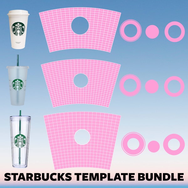 Starbucks Cup Template - Etsy