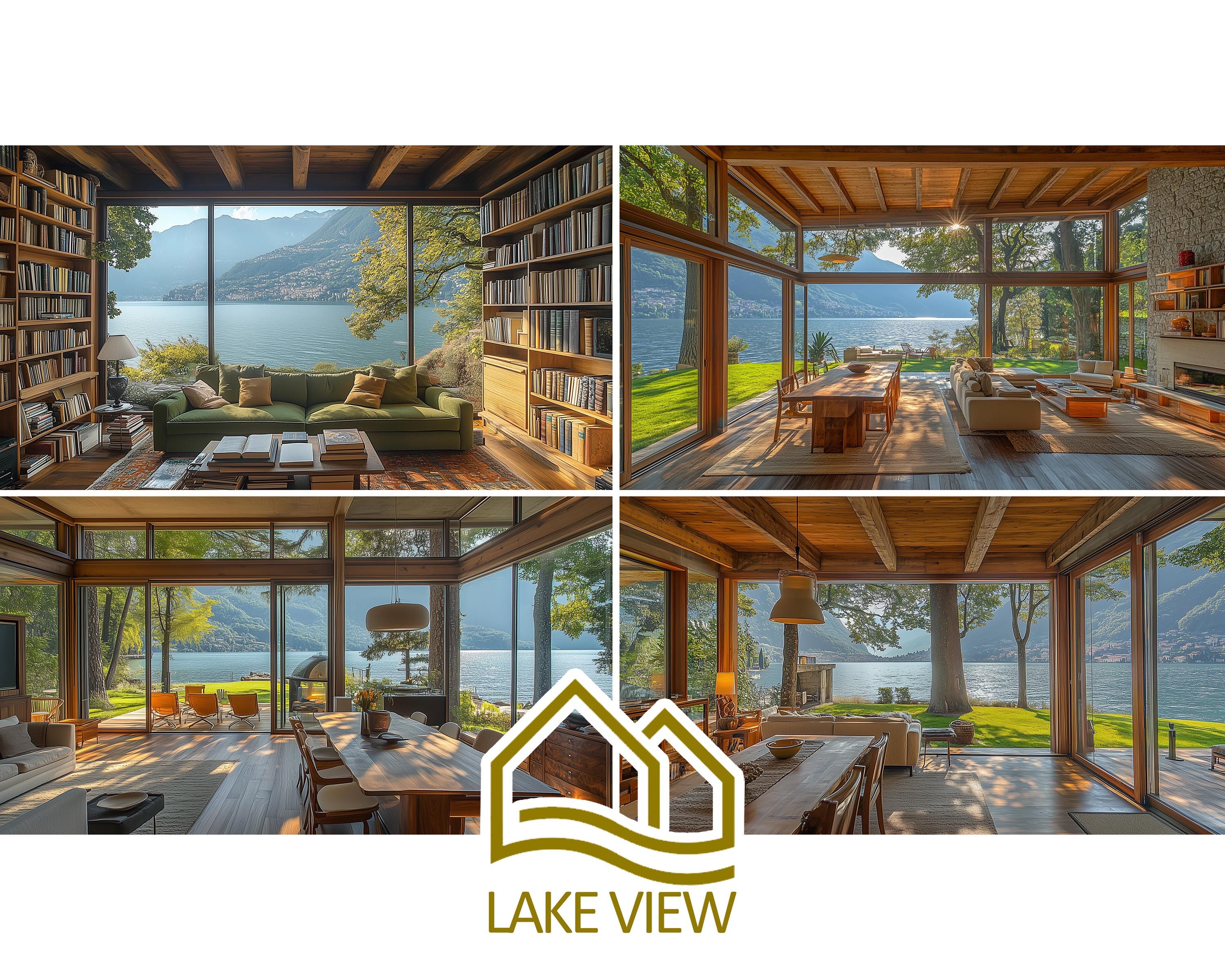 Lake Life Zoom Background Bundle, 12 Aesthetic Virtual Desktop ...