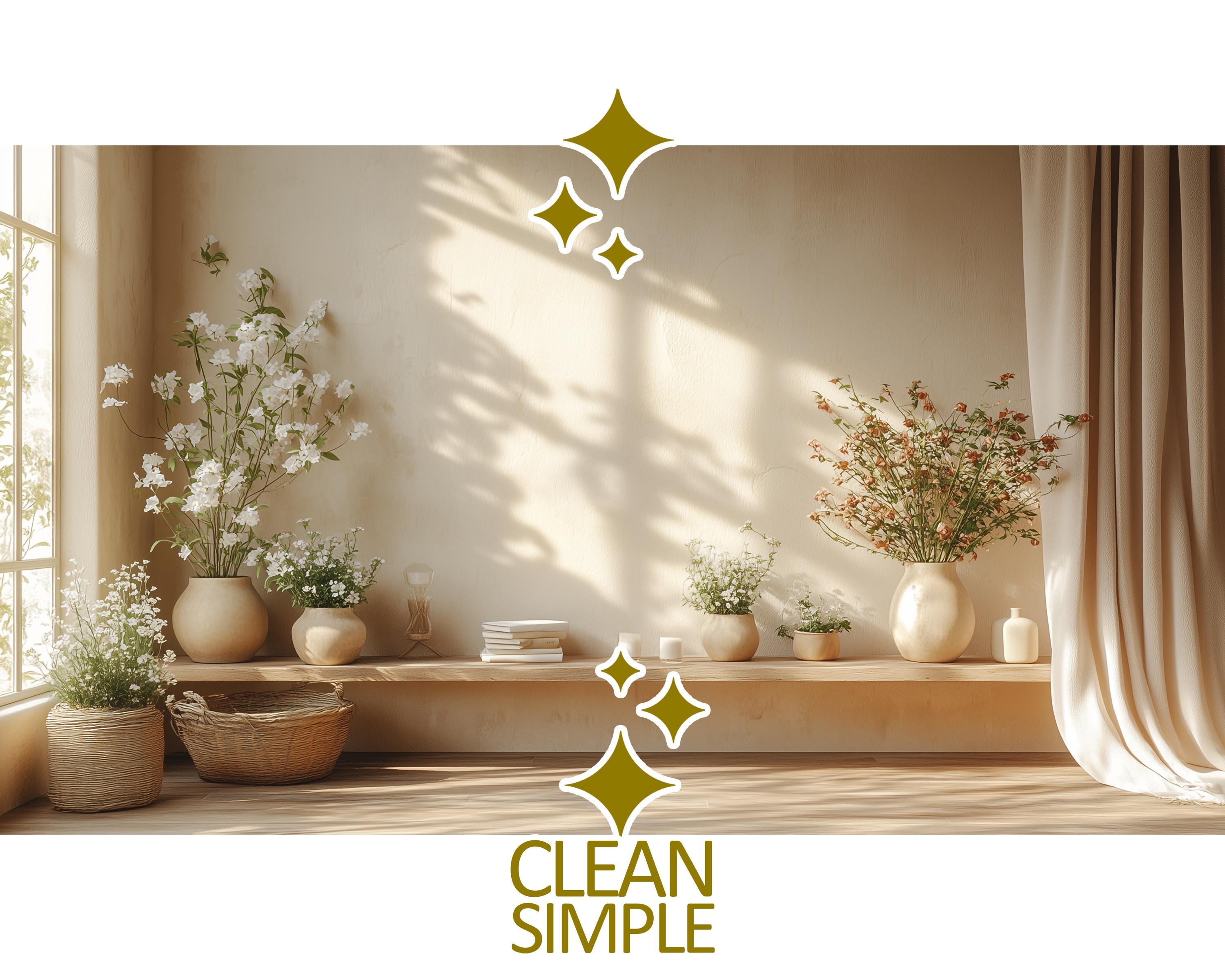 Clean Simple Zoom Background Bundle, 12 Virtual HD Desktop Wallpaper ...