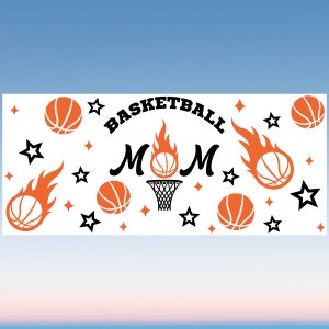 Basketball Mom SVG Libbey Glass Wrap Svg, Game Day Sports 16oz Libby ...