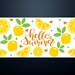 Summer Lemon Libbey Glass Wrap Svg, Fruit Lemon Slice 16 Oz Libby Beer ...