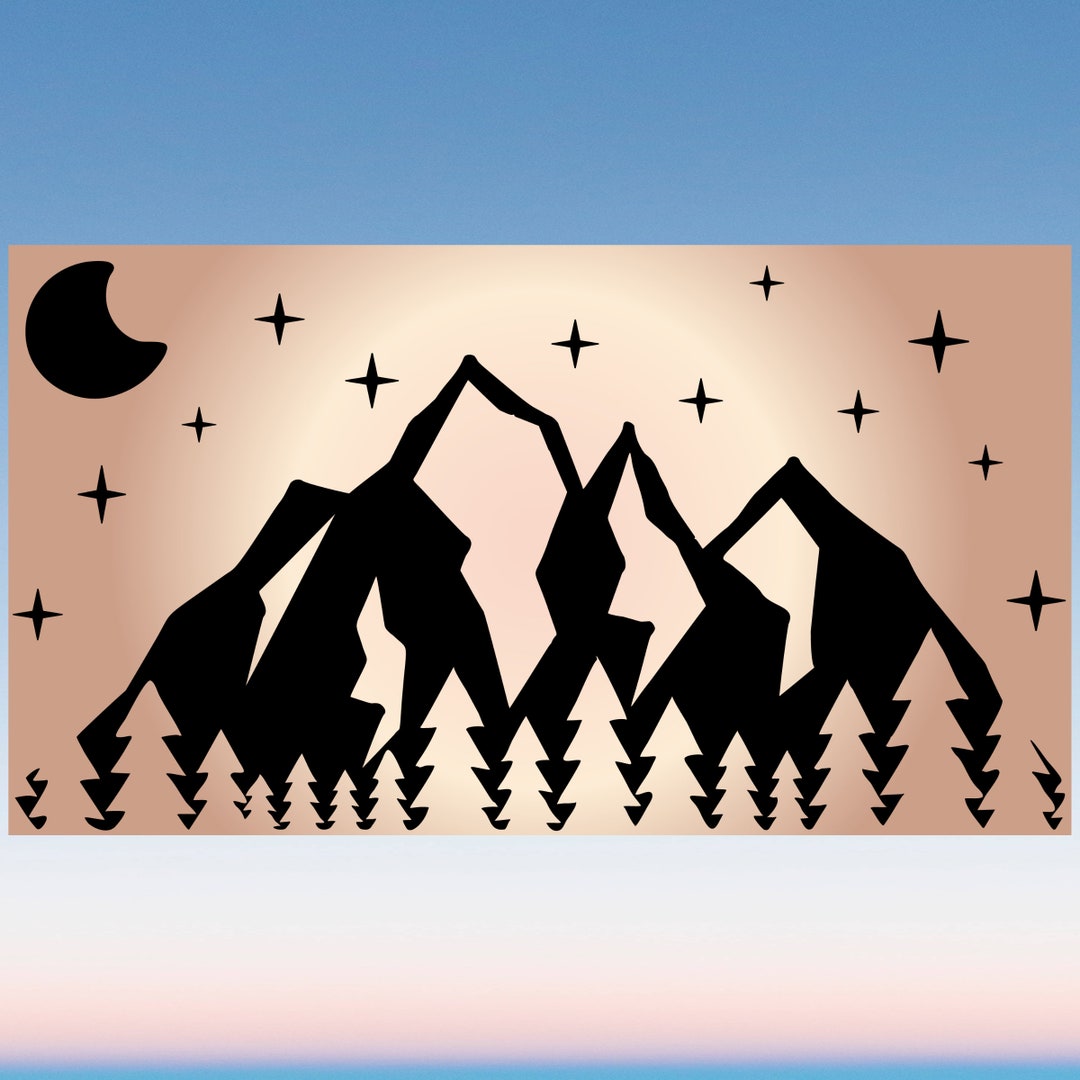 Berg SVG 20 Unzen Libbey Glas Wrap SVG, Reise Natur Camping Abenteuer ...