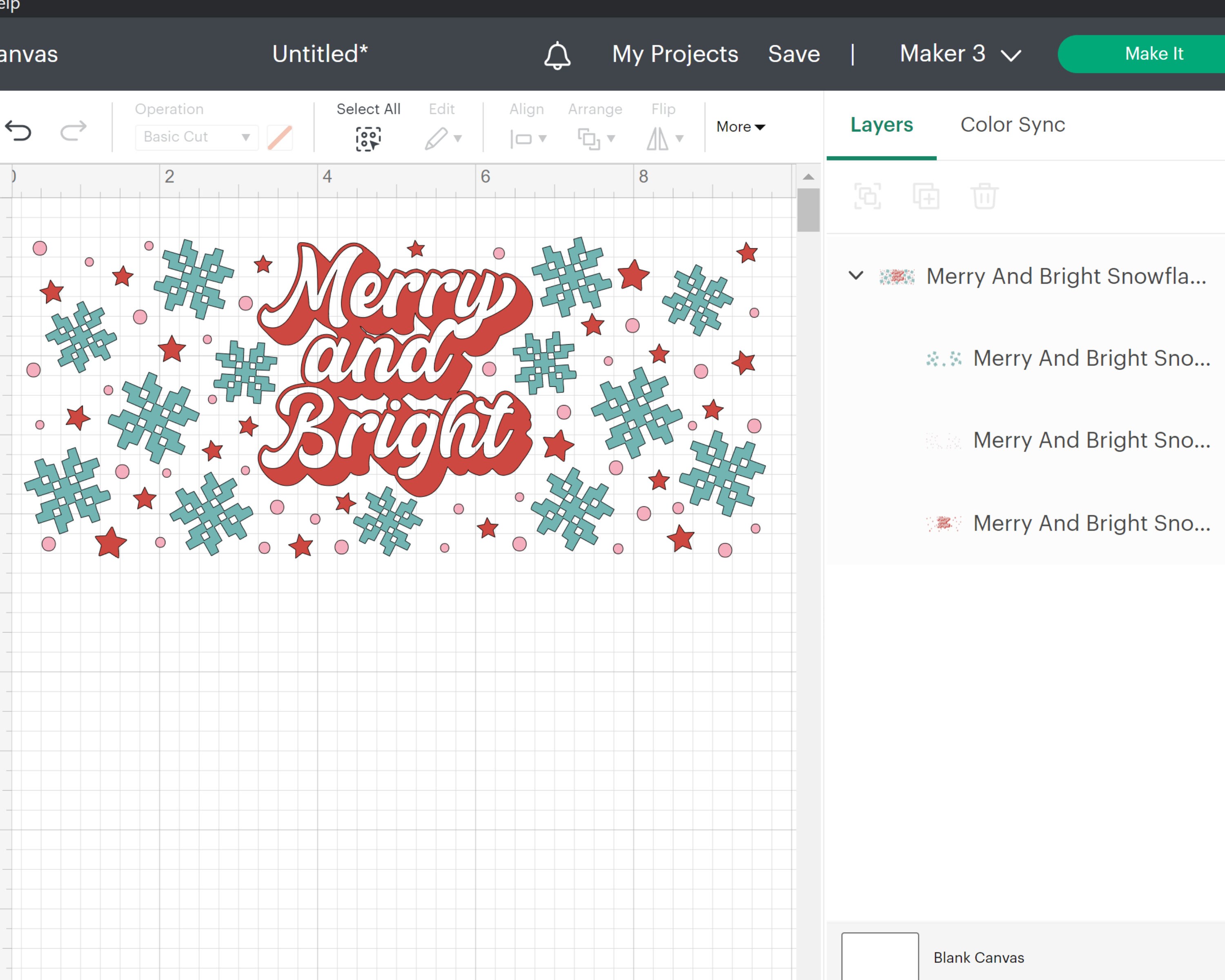 Merry and Bright Svg Libbey Glass Wrap Svg, Retro Christmas Vibes 16oz ...