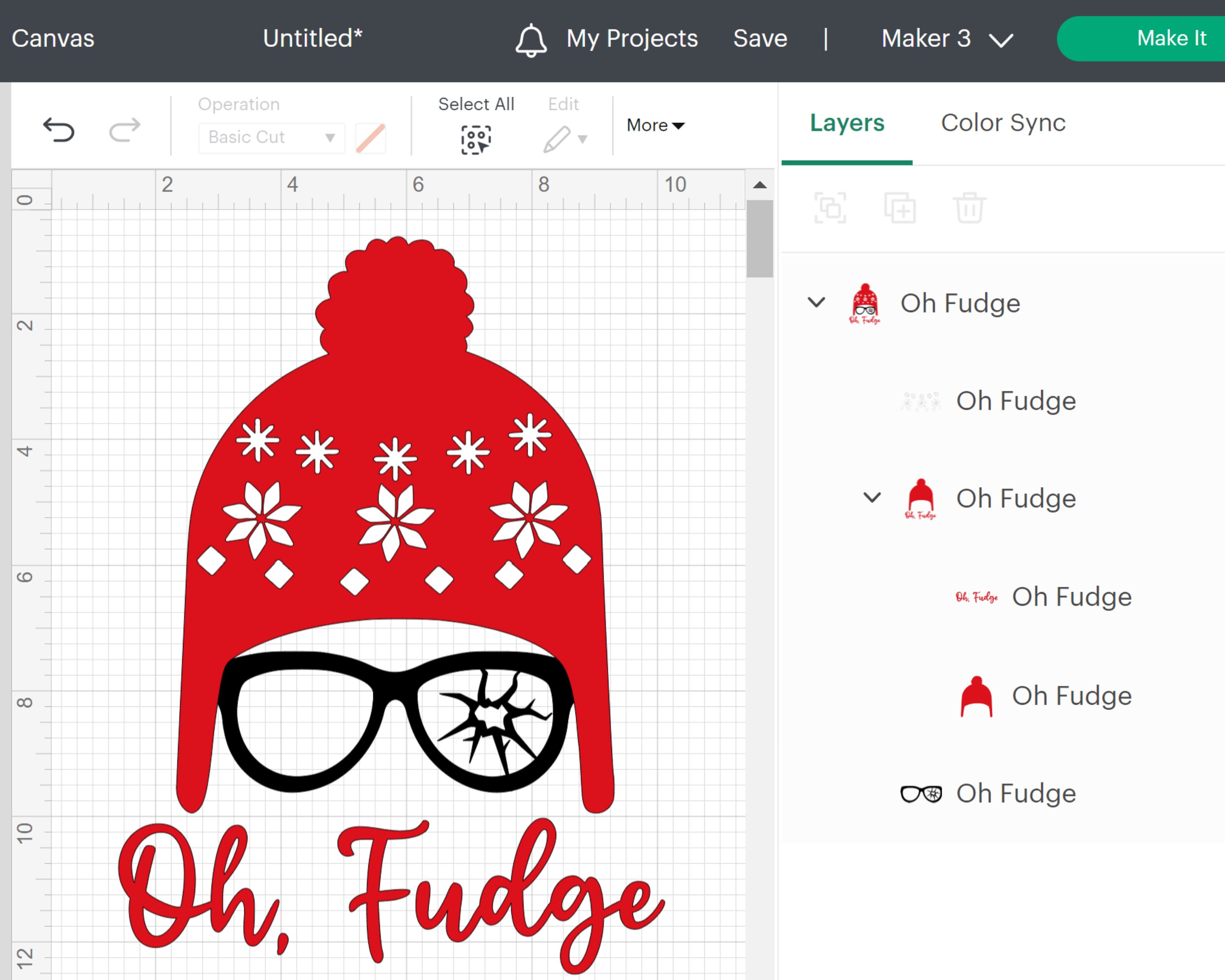 Oh Fudge Svg Files for Cricut Funny Kids Christmas Movie - Etsy