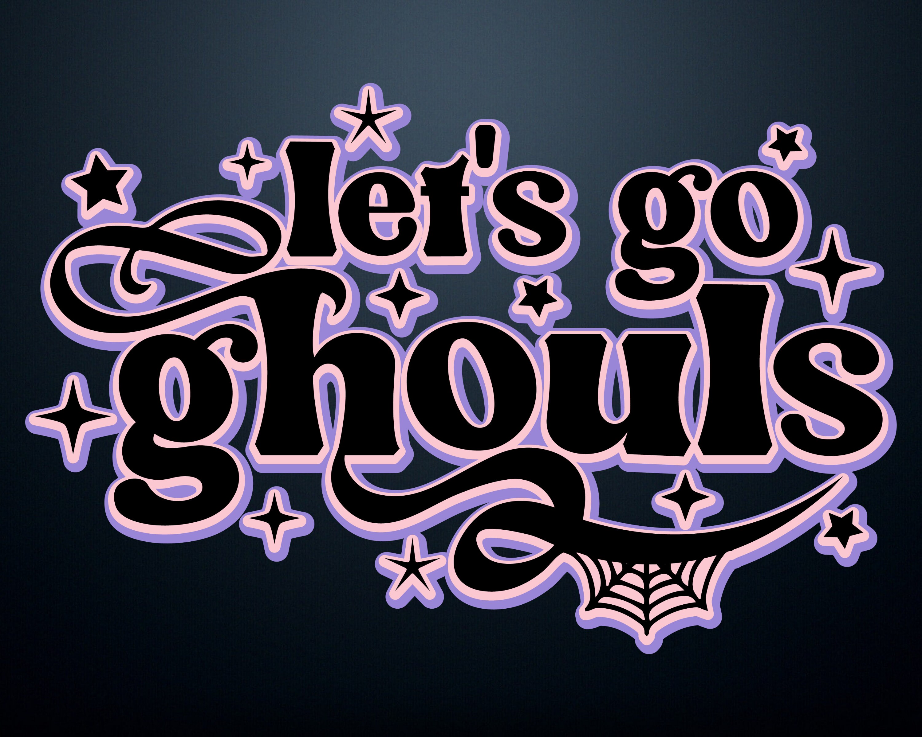 Let's Go Ghouls Svg Files for Cricut, Halloween Spooky Popular Svg for ...