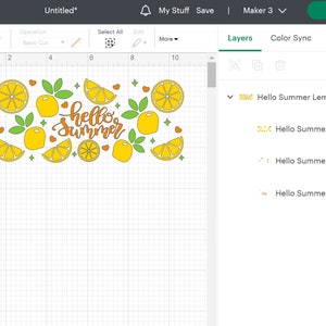 Summer Lemon Libbey Glass Wrap Svg, Fruit Lemon Slice 16 Oz Libby Beer ...