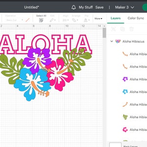 Aloha Hawaii Hibiscus SVG: Beach Vacation Clipart (digital Download) - Etsy