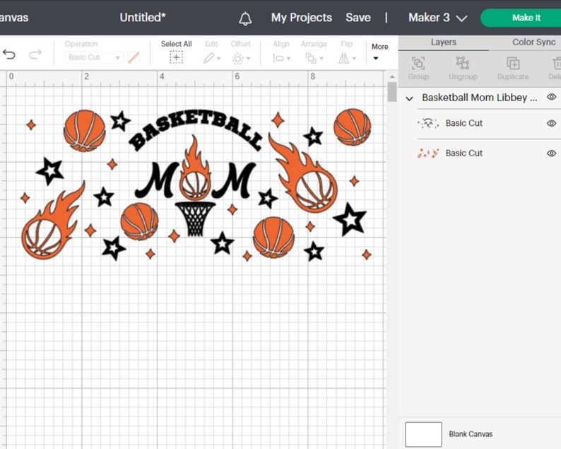 Basketball Mom SVG Libbey Glass Wrap Svg Game Day Sports 16oz - Etsy