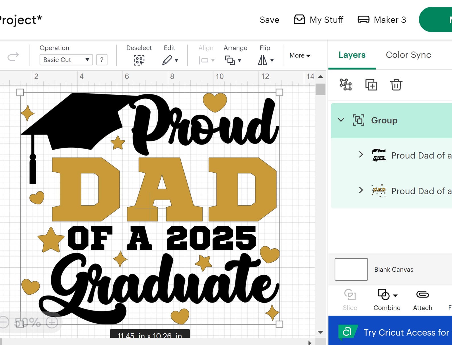 Proud Dad of a 2025 Graduate SVG Files for Cricut, Dad Class of 2025 ...