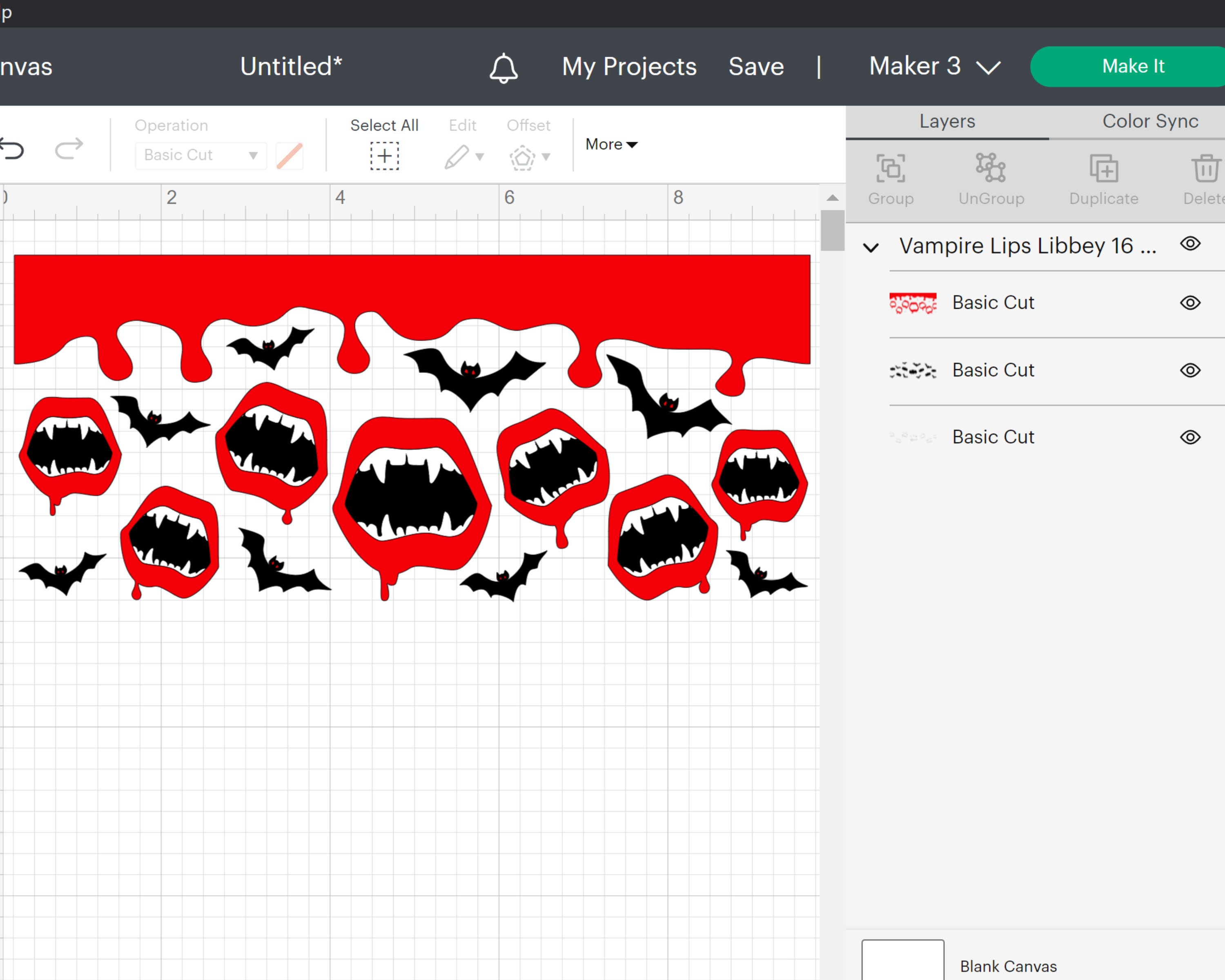 Vampire Lips SVG Libbey Glass Wrap Svg, Drip Halloween Spooky Season ...