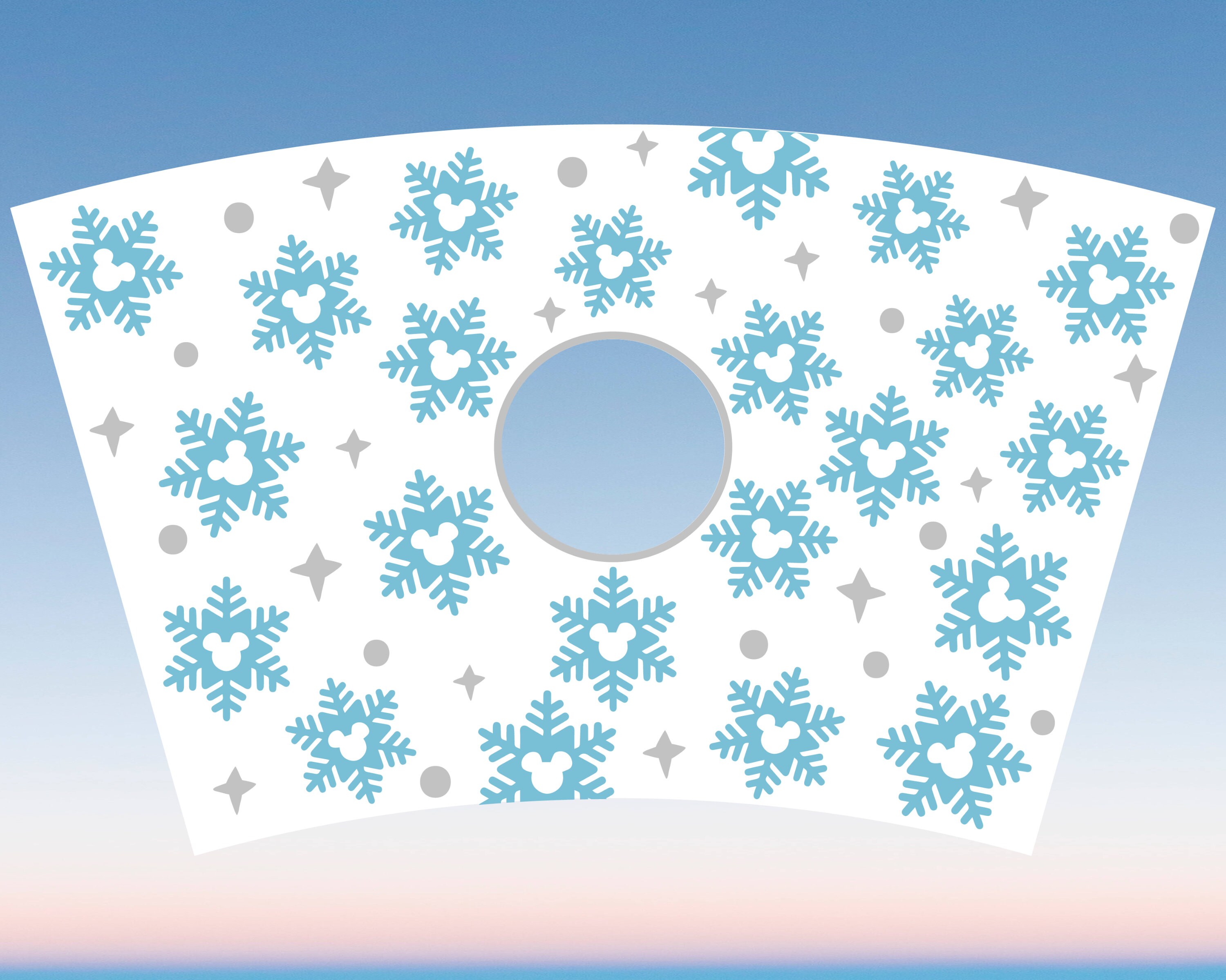 Snowflake SVG Starbucks Cup Wrap Svg Winter Christmas Holiday - Etsy