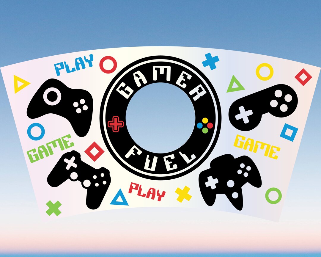 Gamer Fuel Svg Starbucks Hot Cup Wrap Svg Video Game - Etsy