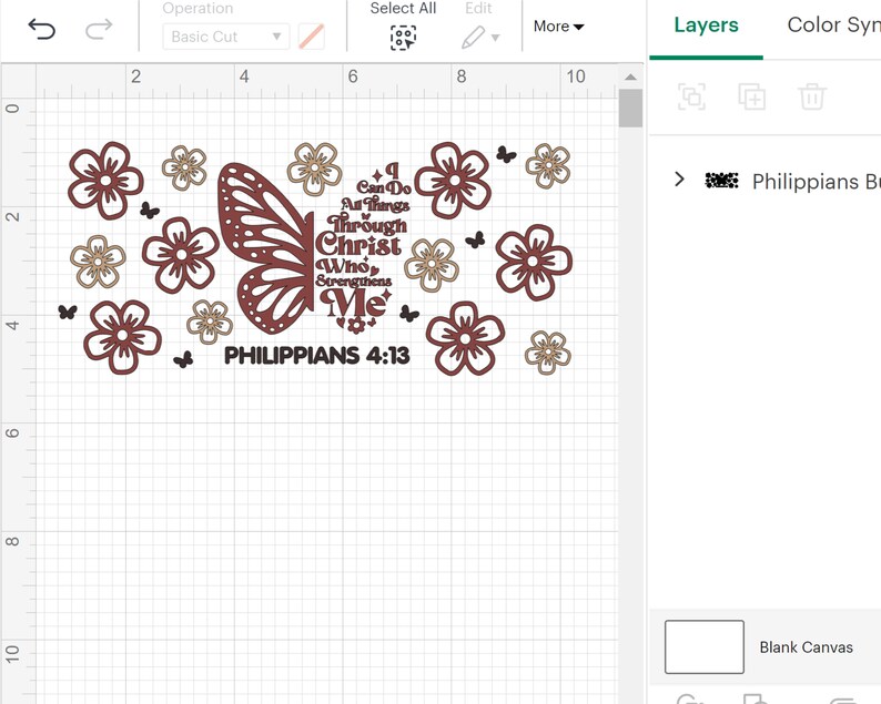 Christian Butterfly Libbey Glass Wrap SVG: Floral Bible Verse (digital ...