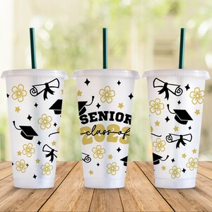 Class of 2024 Svg Starbucks Cup Wrap Svg, Senior Graduation 2024 24oz ...